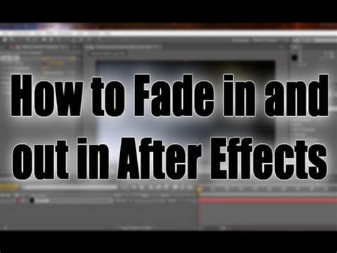 HOW TO USE FADE OUT AND FADE IN EFFECT Suet Chin S Blog