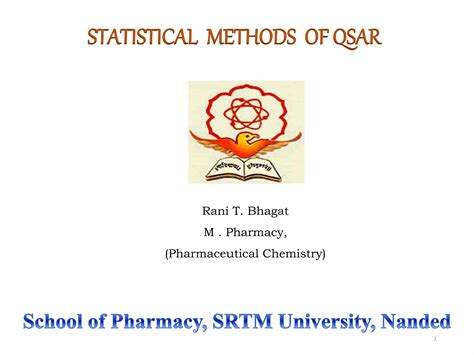 Statistical Method Of Qsar Pptx Chemistry Science