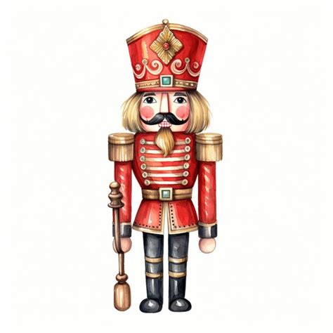 Premium Ai Image A Close Up Of A Nutcracker With A Broom And A Hat