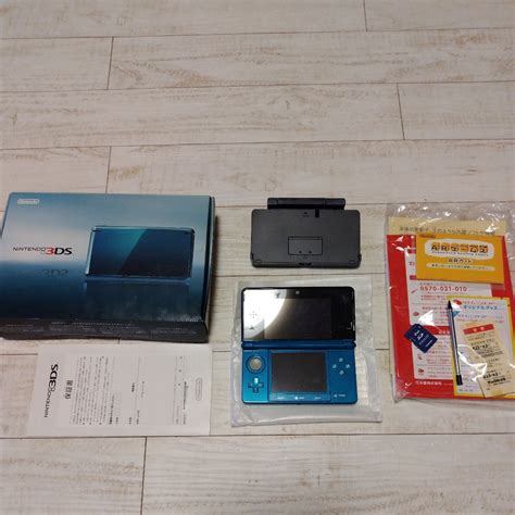 Yahooオークション ニンテンドー3ds アクアブルー 付属品完備 Ninte