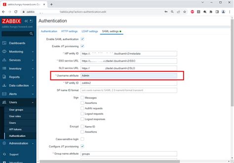 Zabbix Saml Username Attribute Odd Behavior Zabbix Forums