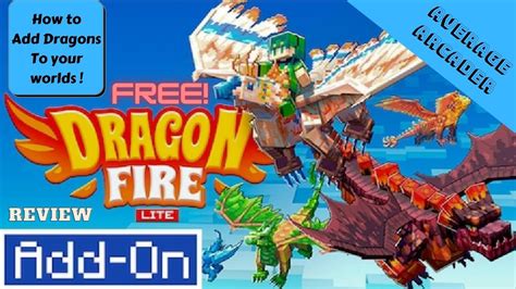 How To Add Dragons To Your Worlds Dragon Fire Lite Add On Review Youtube