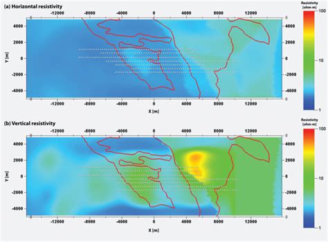 The Horizontal Section Of The Recovered By Constrained Inversion Of Download Scientific Diagram