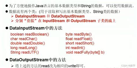 java io流 数据流datainputstream和dataoutputstream的使用 阿里云开发者社区