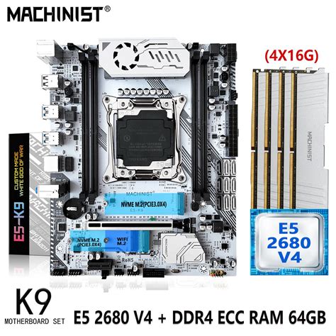 MACHINIST X Kit De Carte M Re Xeon E V CPU Go G