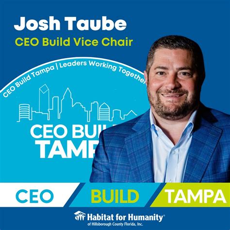 Were Excited To Welcome Josh Taube Ceo Of Strategic Property Partners As A Vice Chair For Our