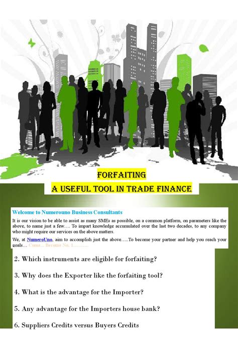Forfaiting A Useful Tool In Trade Finance By Vanya Modi Issuu