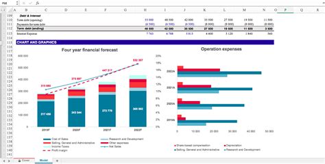 three statement excel model template eloquens