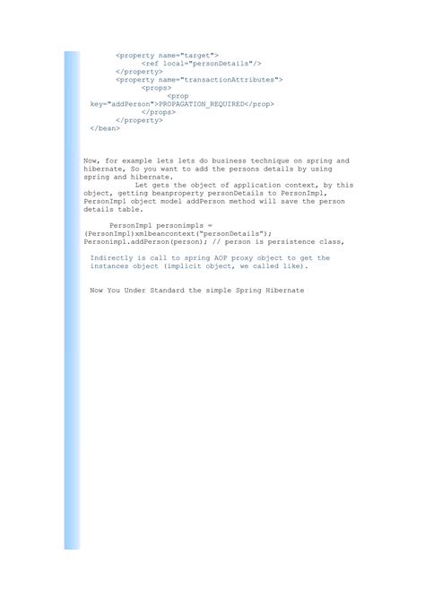 Integration Of Springs Framework In Hibernates Pdf