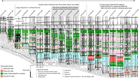 Stratigraphic Cross Section C Cʹ The Cross Section Runs Download Scientific Diagram