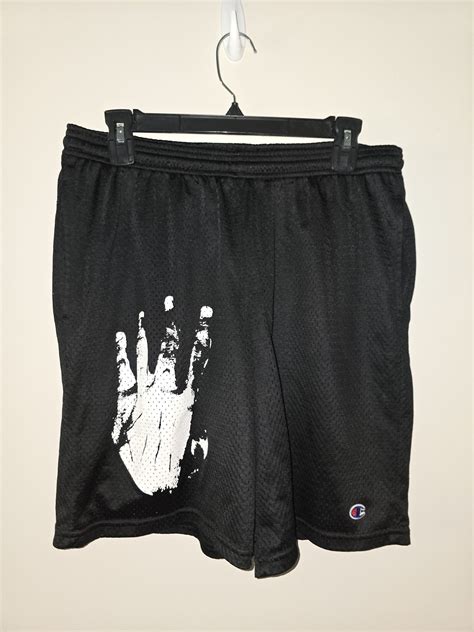 Bad × Champion × Streetwear Xxxtentacion Kill Hand Shorts Bad Vibes