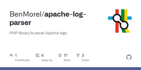 Github Benmorelapache Log Parser Php Library To Parse Apache Logs