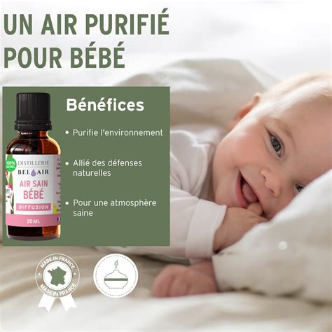 Air Sain BÉbÉ Parfum Dambiance Bio 20 Ml Distillerie Bel Air