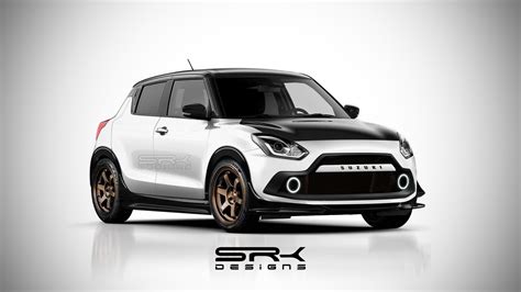 Maruti Swift White Modified