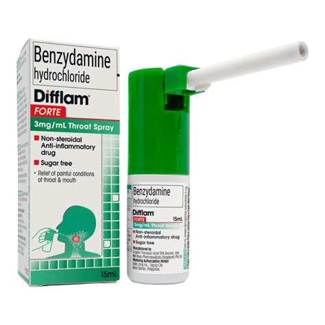 Difflam Forte Throat Spray 15 Ml Rose Pharmacy Medicine Delivery
