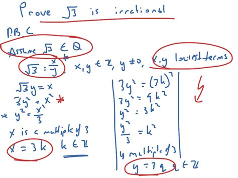 root 3 irrational math showme