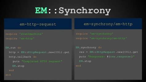 Scaling Ruby With Evented Io Ruby Underground