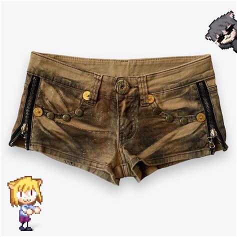Japanese Brand D I A Gyaru Gal Shorts Super Low Depop