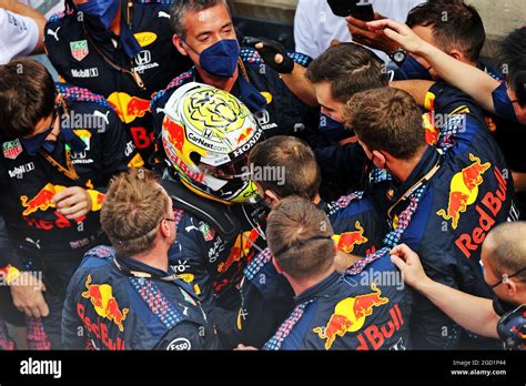 Race Winner Max Verstappen Nld Red Bull Racing Celebrates With The