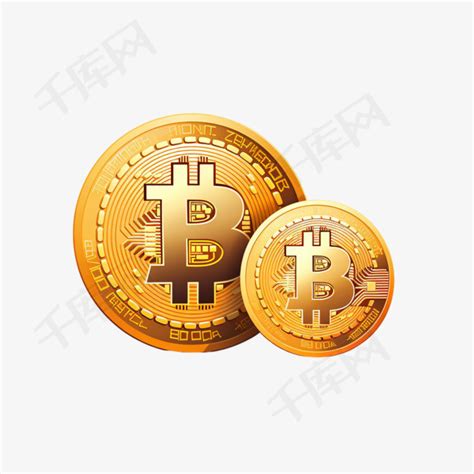坐在地上比特币旁边的一枚比特币素材图片免费下载 千库网