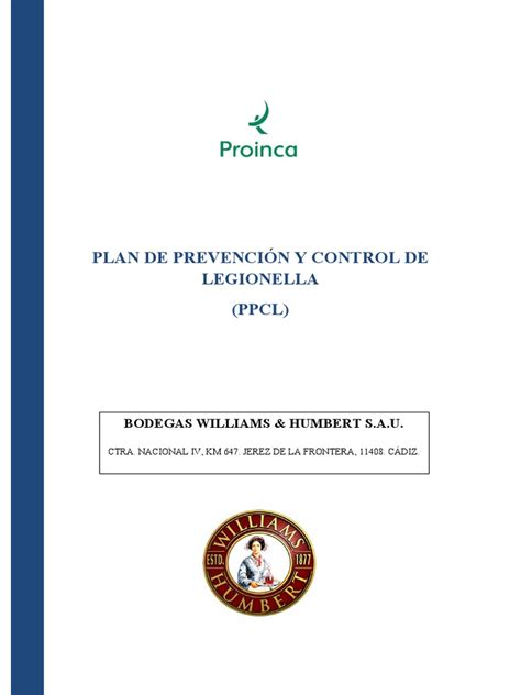 Ppcl Legionella 2023 Pdf Agua Riego