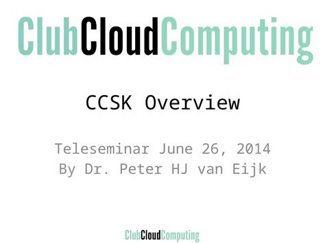 Pptx Ccsk Certificate Of Cloud Computing Knowledge Overview Dokumen Tips