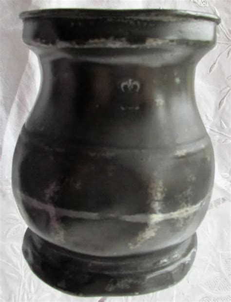 Georgian Pewter Half Pint Baluster Measure ~ Yates And Birch Applecross