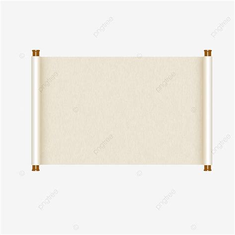 Elemento De Png De Pergaminho Antigo Branco PNG Bobina Branco Antigo Imagem PNG E PSD Para