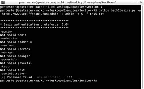 Python 密码测试 Web 渗透测试 无涯教程网