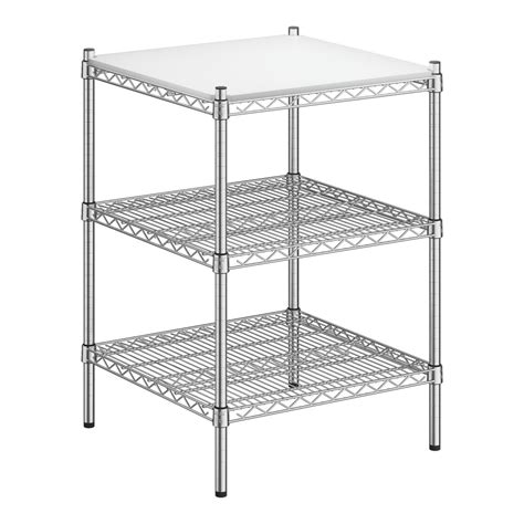 Regency 24 Wide Nsf Chrome Wire 3 Shelf Kit With 34 Posts And