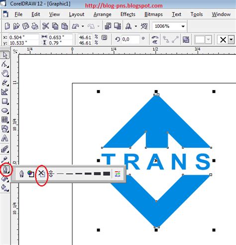 Tutorial Cara Membuat Logo Transtv Di CorelDraw Blog Pns