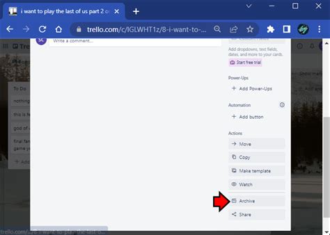 How To Delete A Card In Trello