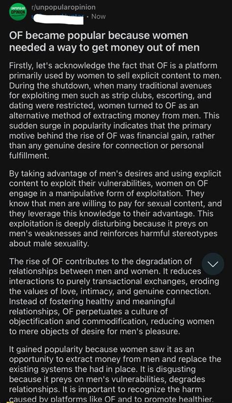 Hot Take Sex Workers Exploit Vulnerable Men Rblatantmisogyny