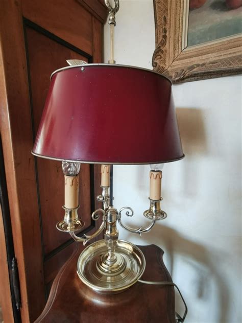 Lampe bouillotte de style Empire en bronze XXème Bernadette