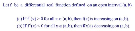 Increasing And Decreasing Formula Formula In Maths