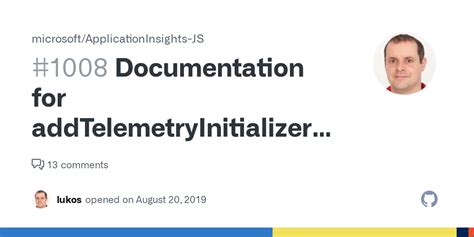 Documentation For Addtelemetryinitializer Is Unclear · Issue 1008