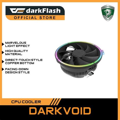 Jual Darkflash Darkvoid Led Cpu Cooler Support Intel And Amd Shopee