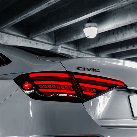 Honda Civic 11th Gen Lighting Led Tail Lights And Drls Hirev Sports