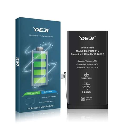Deji Apple Iphone 13 Mini Reachargeable 2406mah Battery With High