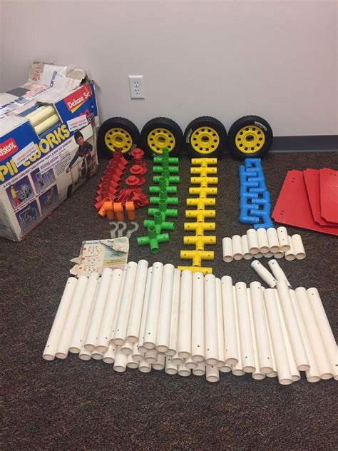 Vintage Rare Playskool Pipeworks 3000 Building Set 1986 999 Complete 1840881435