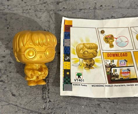 Rare Golden Harry Potter Vt401 K Kinder Joy Hero Etsy