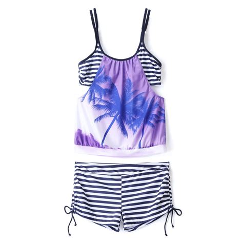 Ginnette Plus Size Swimwear Tankini Hello Curve