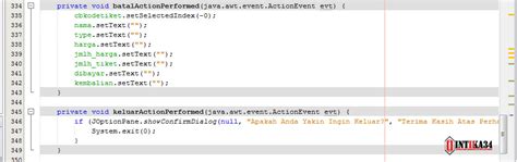 TUTORIAL NETBEANS MEMBUAT PROGRAM TRANSAKSI SEDERHANA