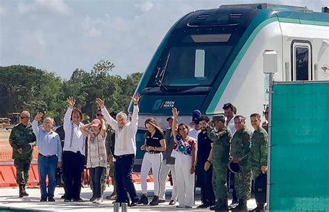 México López Obrador Inaugura Primer Tramo Del Tren Maya Obra Estrella