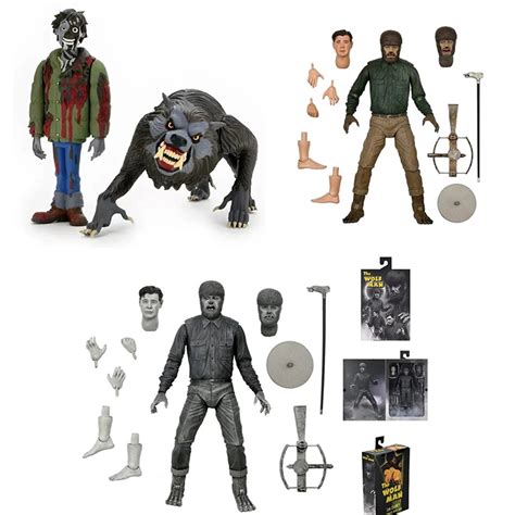 Neca 런던의 미국 늑대 인간 토니 공포 케슬러 늑대 남자 유니버설 몬스터 궁극적 인 액션 피규어 모델 완구 인형 Aliexpress