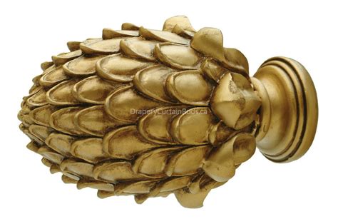 Antique Gold Iron Decorative Finials Wfn2 Ag