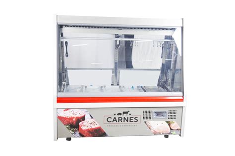 Exhibidora Carnicera 15mts Con Deposito Luxury Friopar Sa
