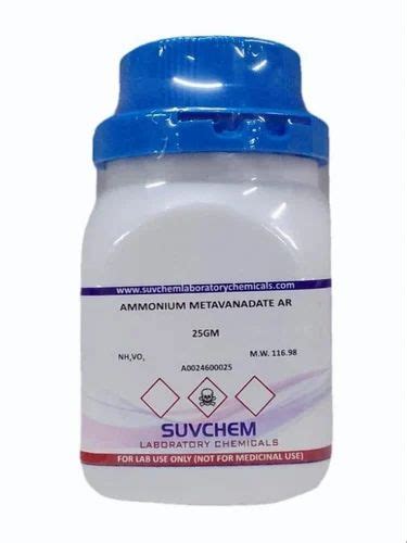 Ammonium Metavanadate Ar Gm Bottle At Kg In Mumbai Id