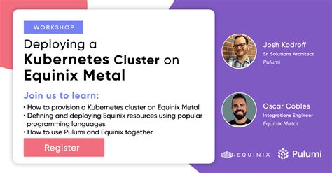 Deploying A Kubernetes Cluster On Equinix Metal Pulumi