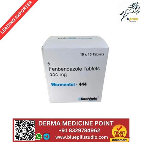 Antiparasitic Drug - Fenbendazole 444mg tablets 100% Export Oriented ...
